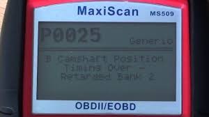 Cod eroare OBD2 P0025 - DailyDriven