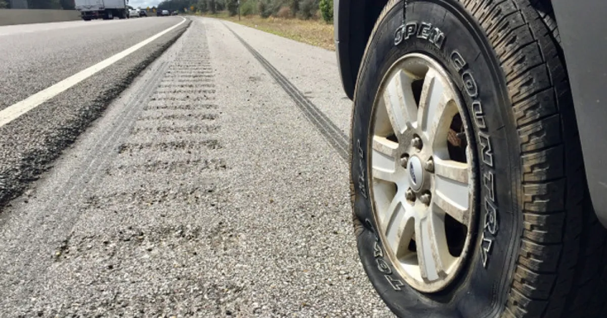 How far can you drive on a flat tire without damaging the tire and rim ...